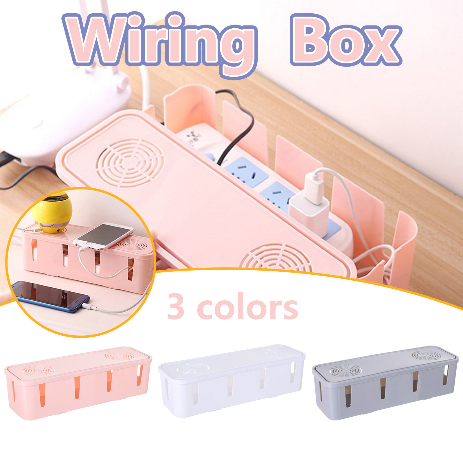 Modular Power Hub Organizer with Stackable Design & Thermal Ventilation ...